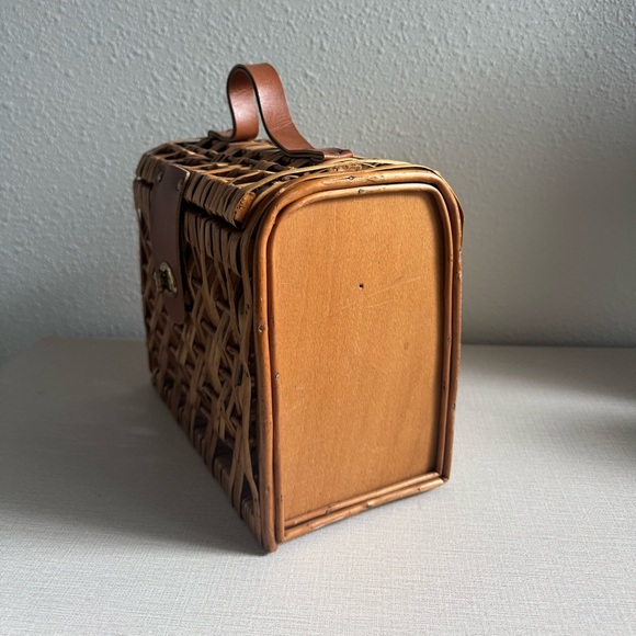 Bags | Vintage Wicker Basket Purse Box | Poshmark